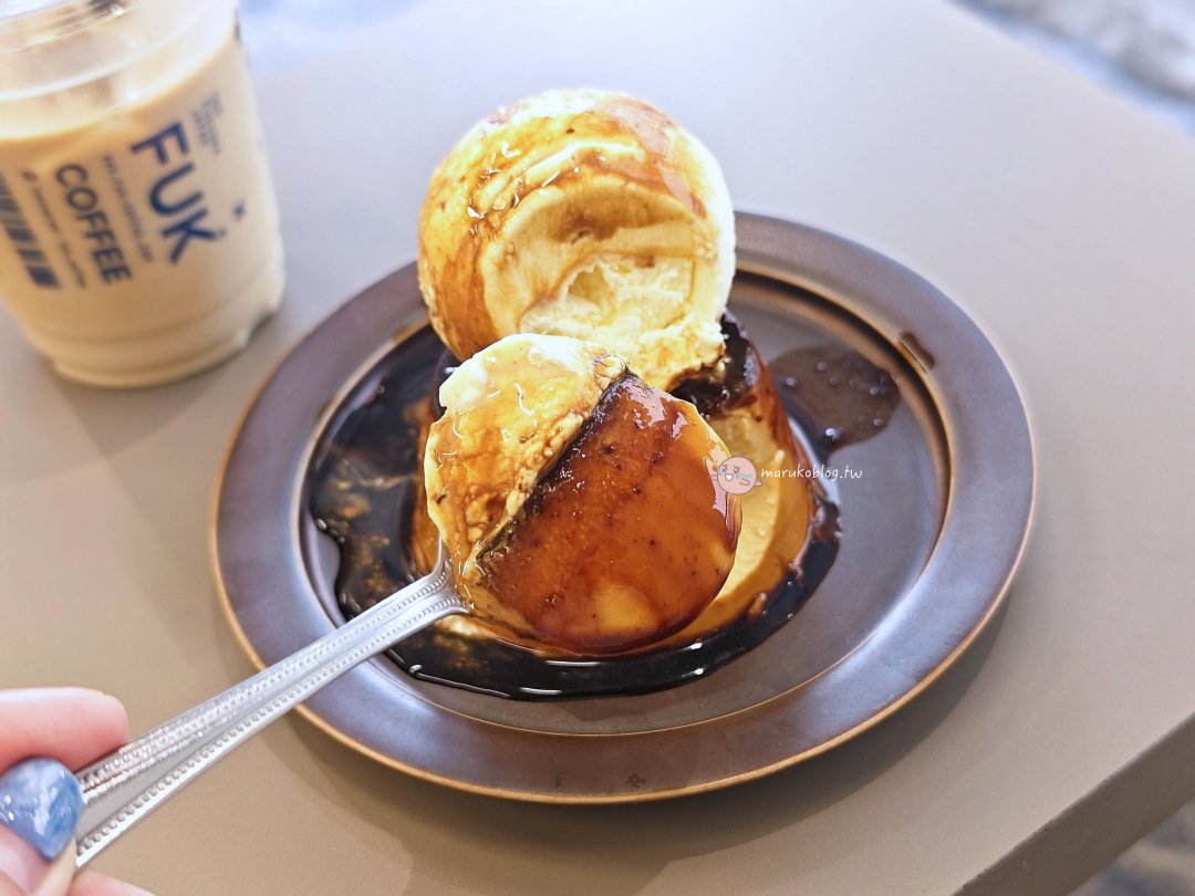【福岡咖啡】FUK COFFEE｜以飛機元素為主題的品牌咖啡館，昭和布丁必點！ @Maruko(丸子)與美食有個約會